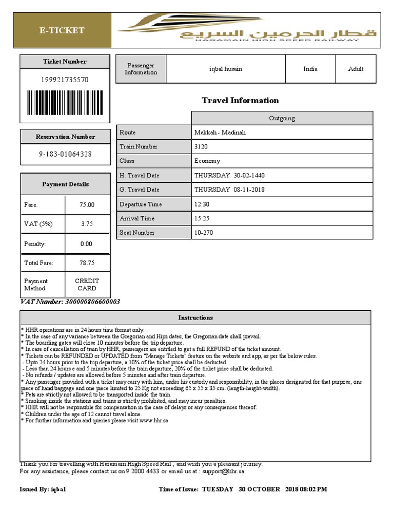 Tickets | PDF | Fare | Train