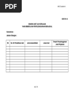 KEW - PA-4 Daftar Aset Bernilai Rendah | PDF