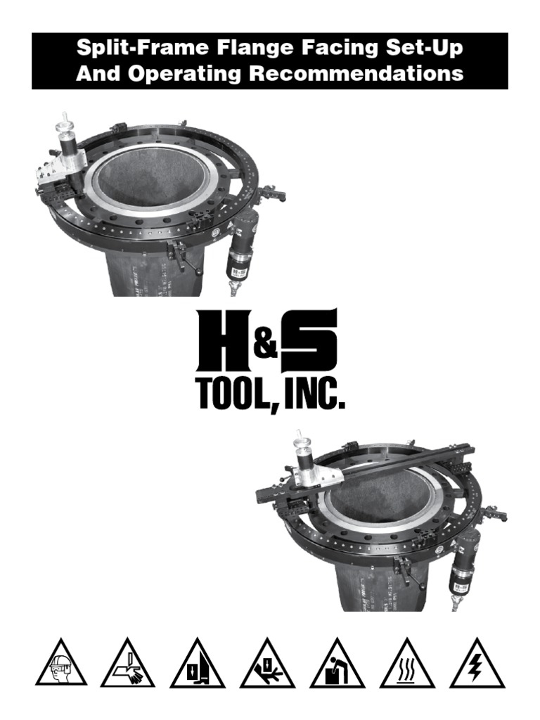 Split-Frame Flange Facing Setup Guide | PDF | Screw | Machining