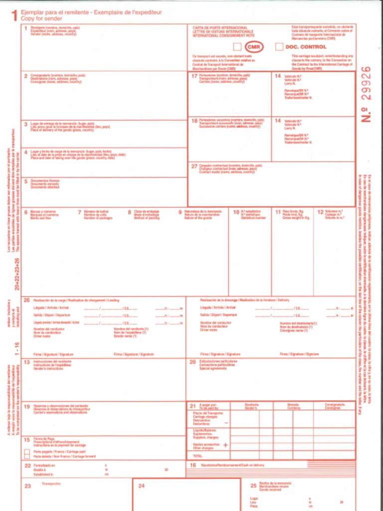 Carta de Porte | PDF