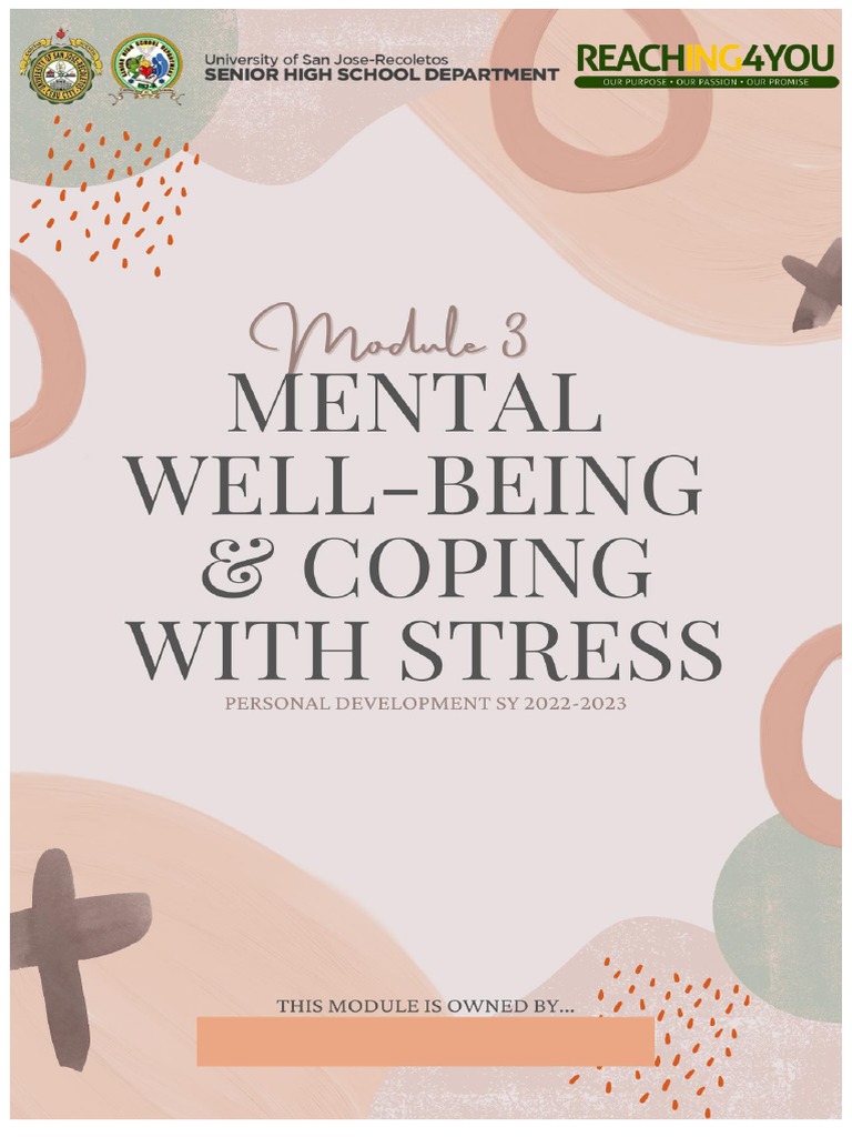 Mental Well-Being and Coping With Stress | PDF | Stress (Biology) | Mental Disorder