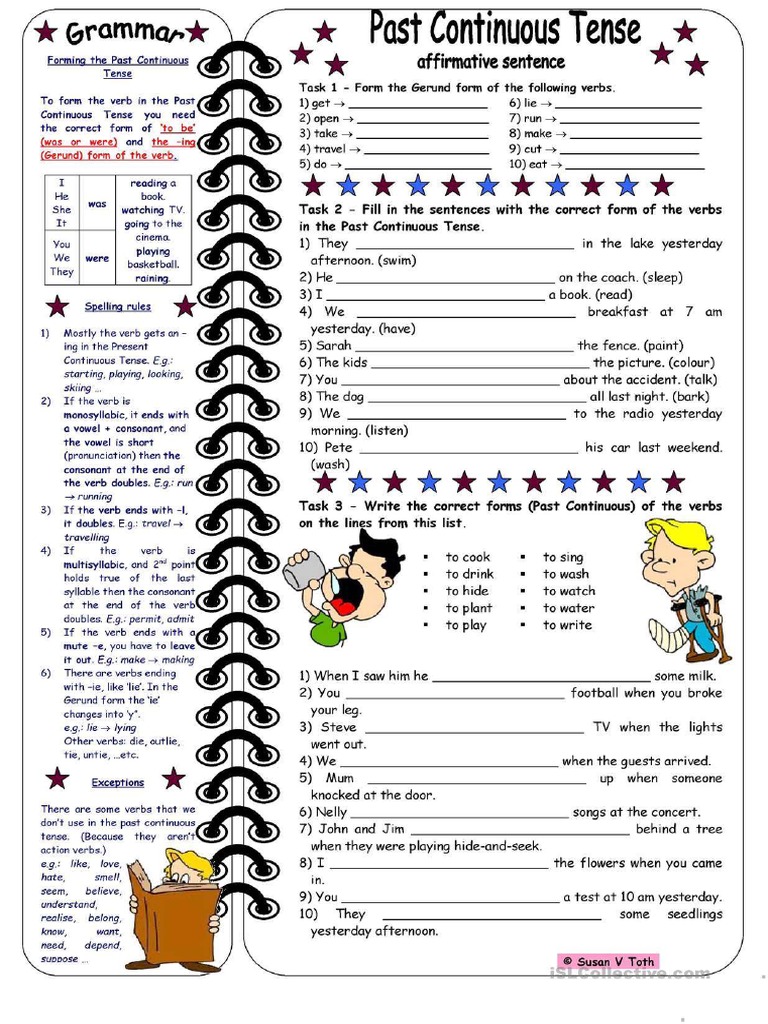 Past Continuous 2 | PDF