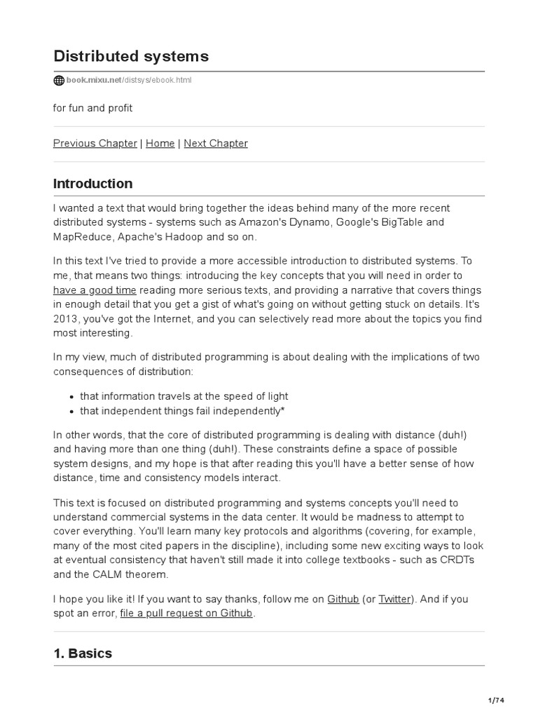 Distributed Systems | PDF | Replication (Computing) | Scalability Distributed Systems | PDF | Replication (Computing) | Scalability