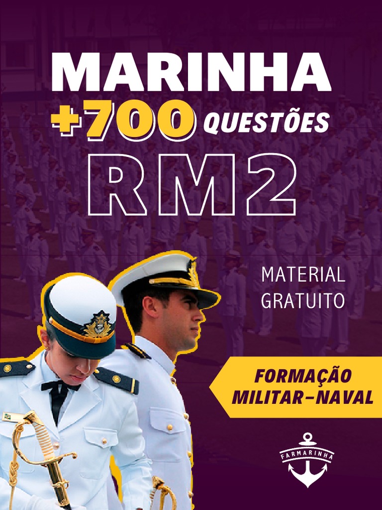 MARINHA RM2 - Questões & Resumos | PDF | Militar | Oficial (Forças Armadas)