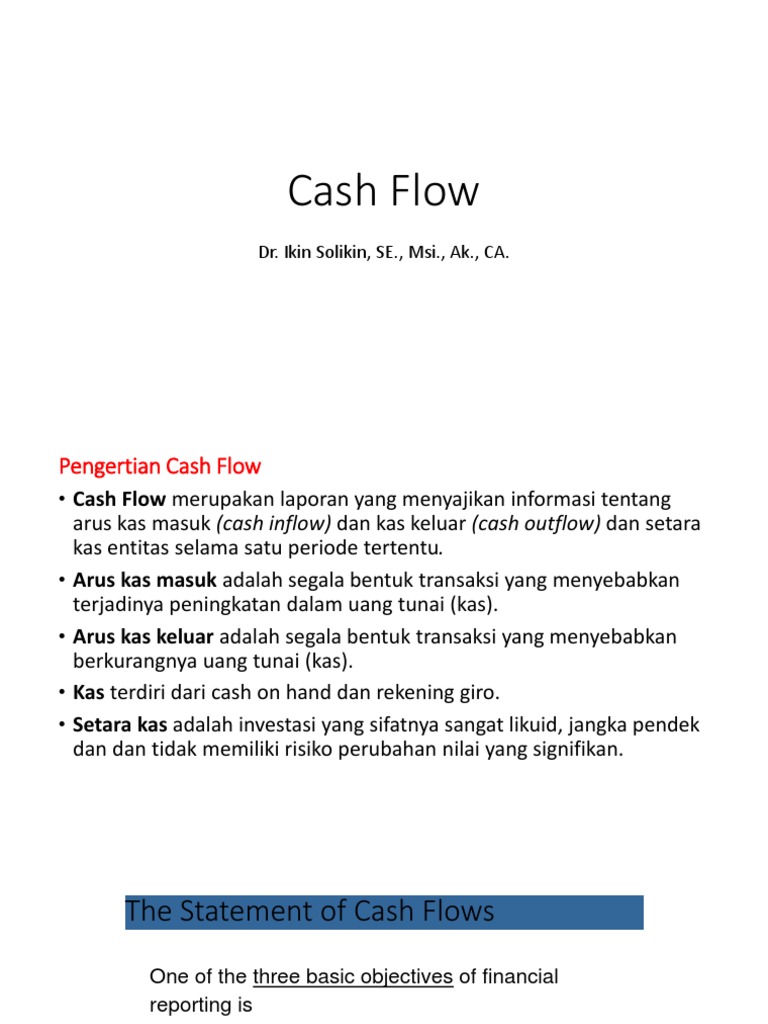 Cash Flow | PDF