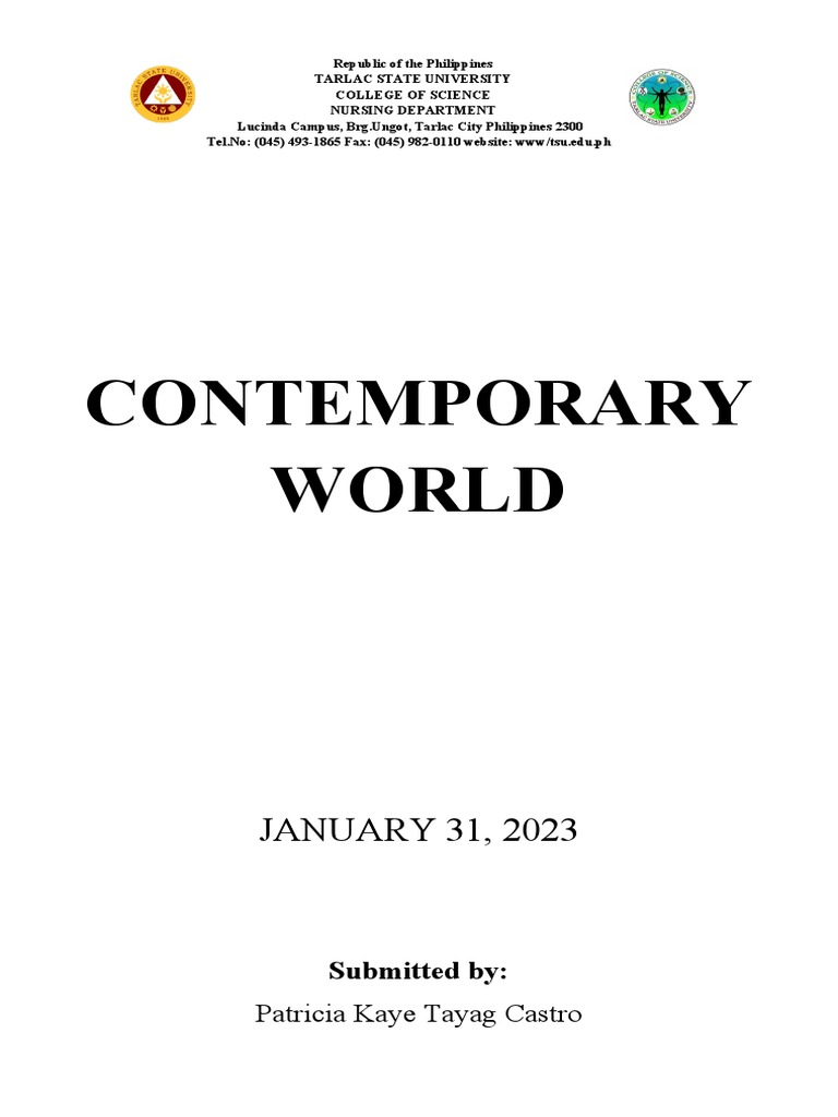 Contemporary World | PDF