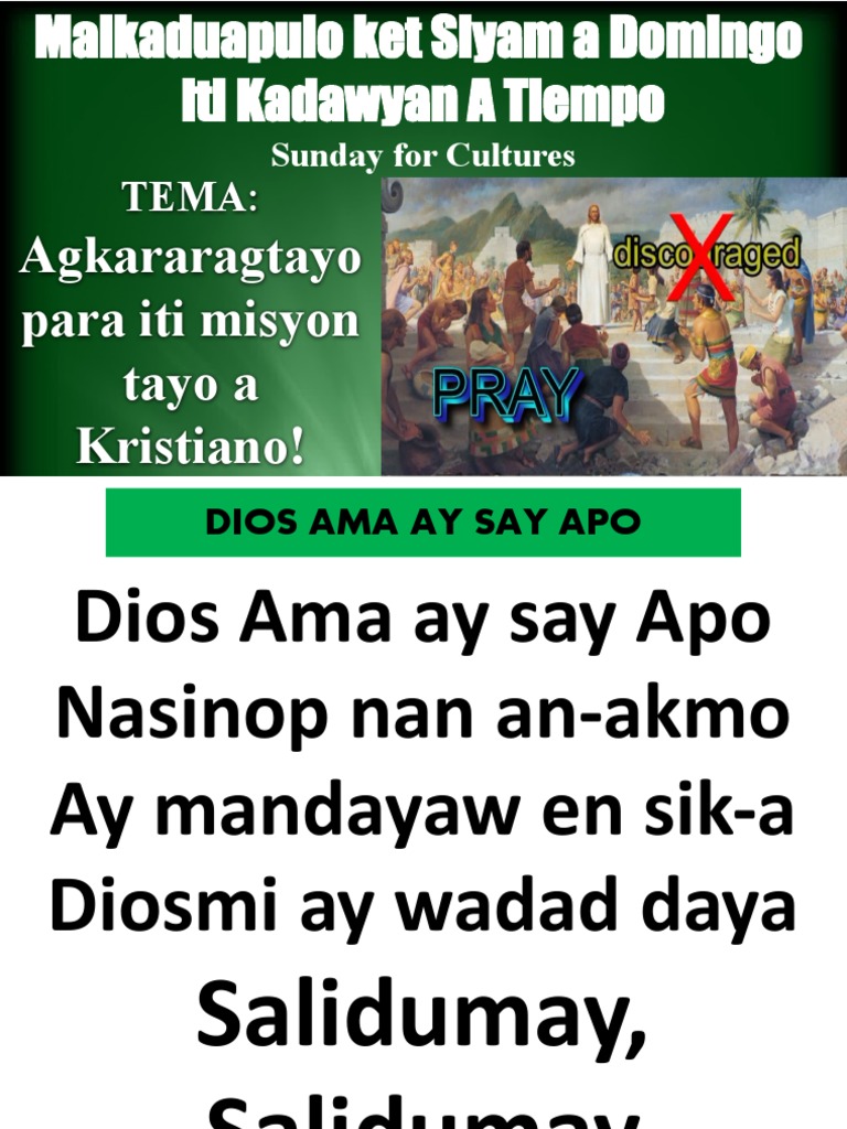 2nd Mass Oct. 16, 2022 - 29th Sunday in OT | PDF