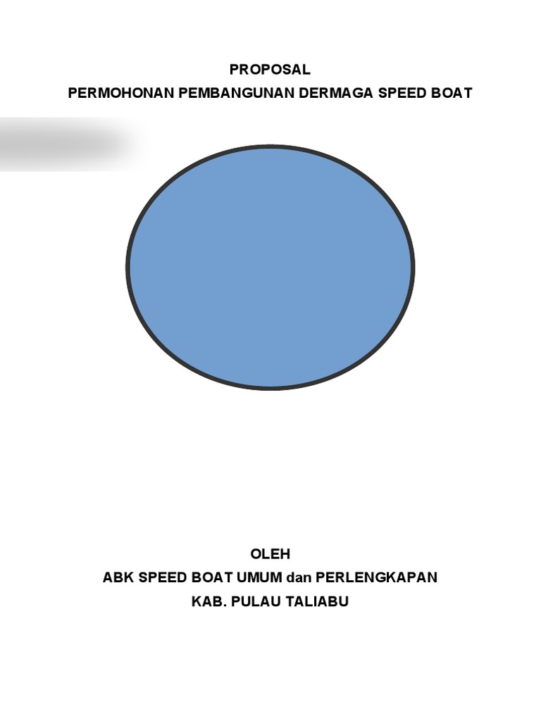 Proposal Dermaga Speed Boat | PDF | Teknologi & Rekayasa | Bisnis