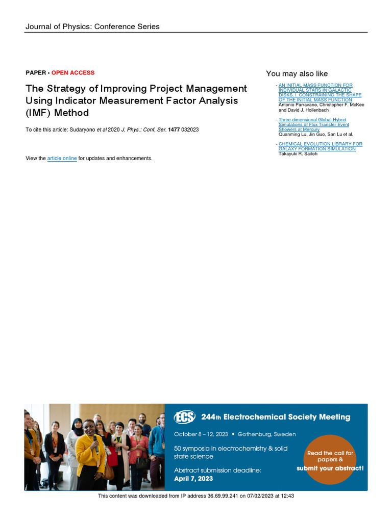 Sudaryono 2020 | PDF | Project Management | Information