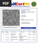 Sample PH Vax Cert | PDF