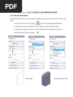 Cac Lenh Trong SolidWorks | PDF