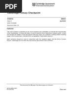 2023 P2 OCT Math Checkpoint - Answers | PDF | Length | Chart