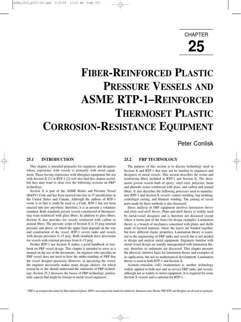 Asme RTP-1 | PDF | Fiberglass | Stress (Mechanics)