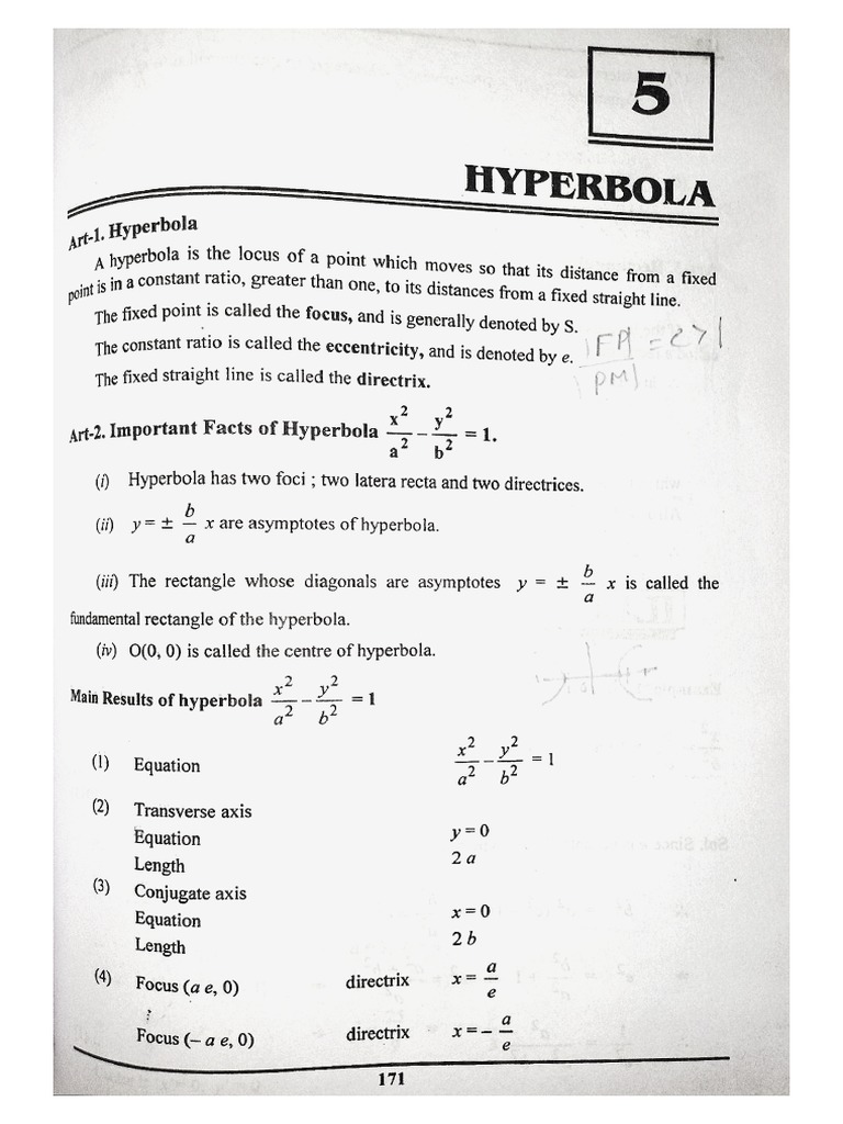 Hyperbola | PDF