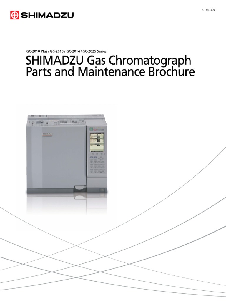 Shimadzu GC Parts & Maintanance Brouchure C184e028 | PDF | Gas ...