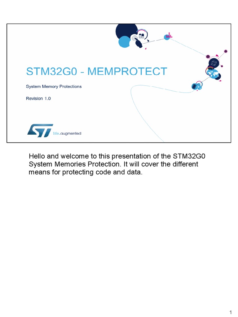 En - STM32G0 Security Memories Protections MEMPROTECT | PDF | Flash Memory | Booting