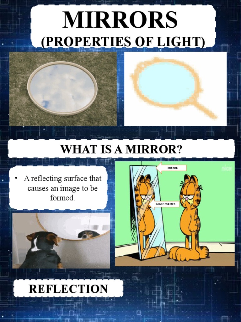 Mirrors and Lenses for Grade 10 Science | PDF | Mirror | Reflection ...