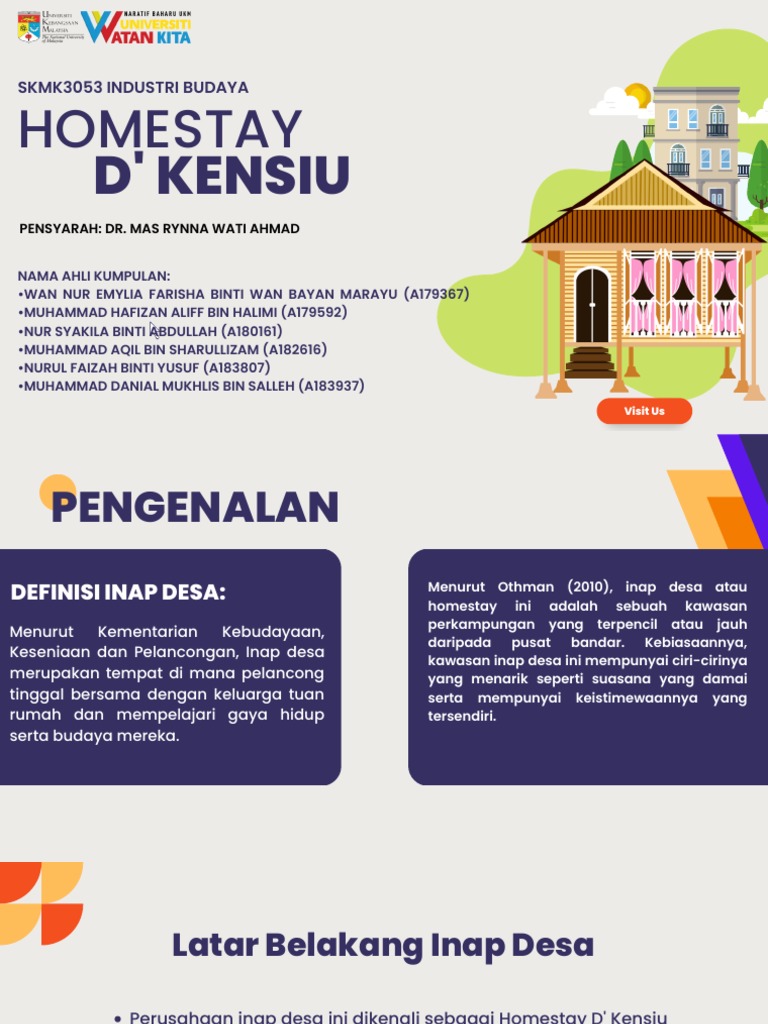 MENINGKATKAN DAYA TARIK HOMESTAY D' KENSIU | PDF