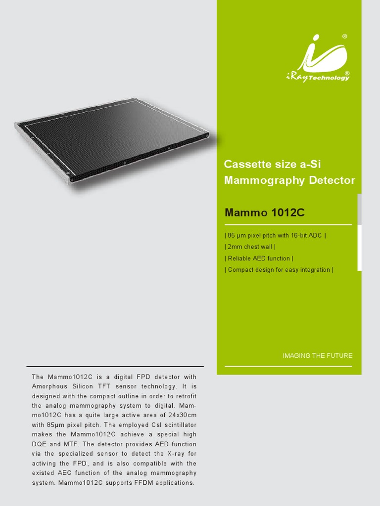 Mammo1012C en | PDF | Sensor | Computer Engineering