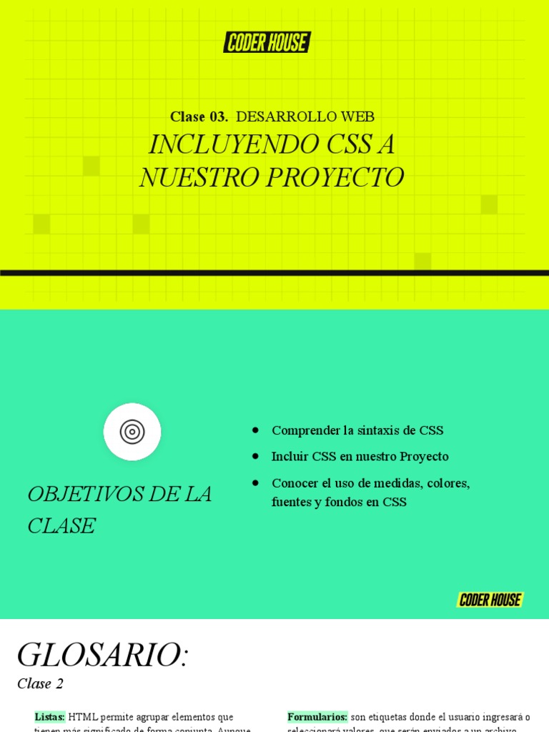 Introducción a CSS en Proyectos Web | PDF | HTML | Comunicación escrita