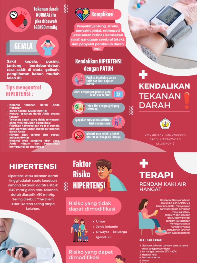 Leaflet Pendkes Hipertensi | PDF