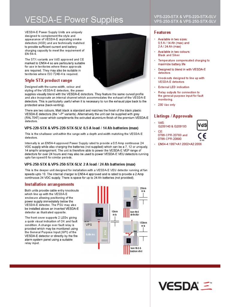 VPS 220 STX | PDF | Power Supply | Mains Electricity
