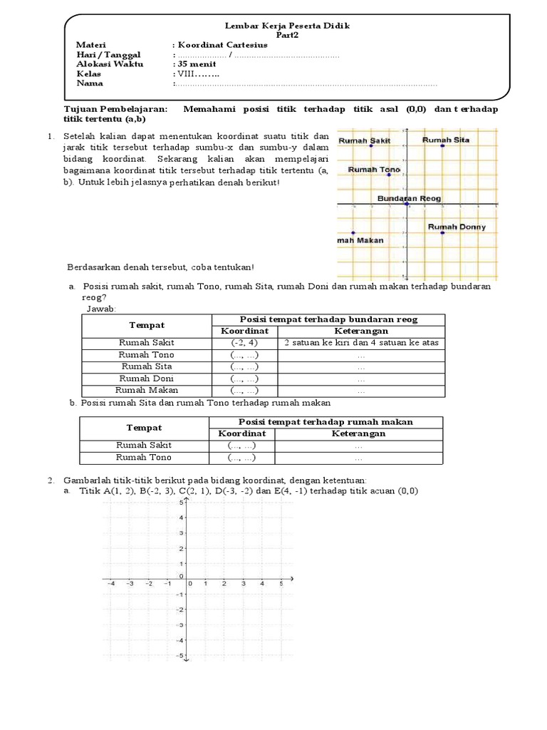 LKPD MTK KLS 8 KC Part 2 | PDF