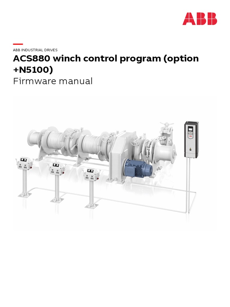 En Acs880 Winch CTRL PRG FW D A4 | PDF | Electronics | Computing