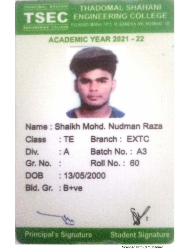College ID Card | PDF