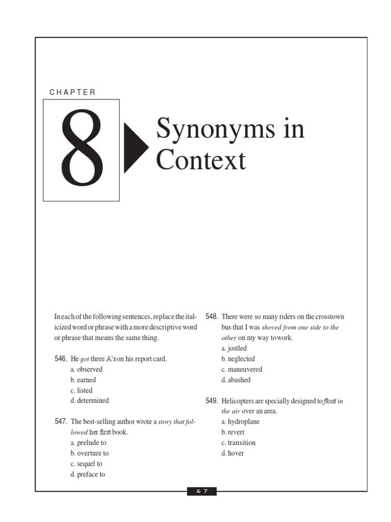 Synonyms | PDF