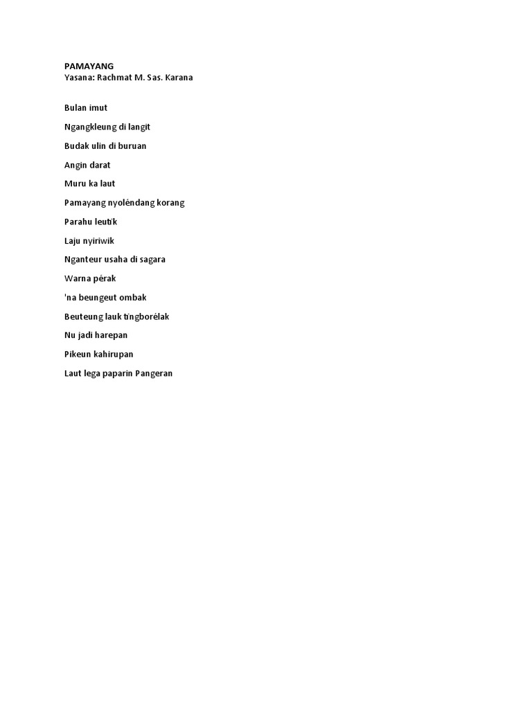 PAMAYANG | PDF
