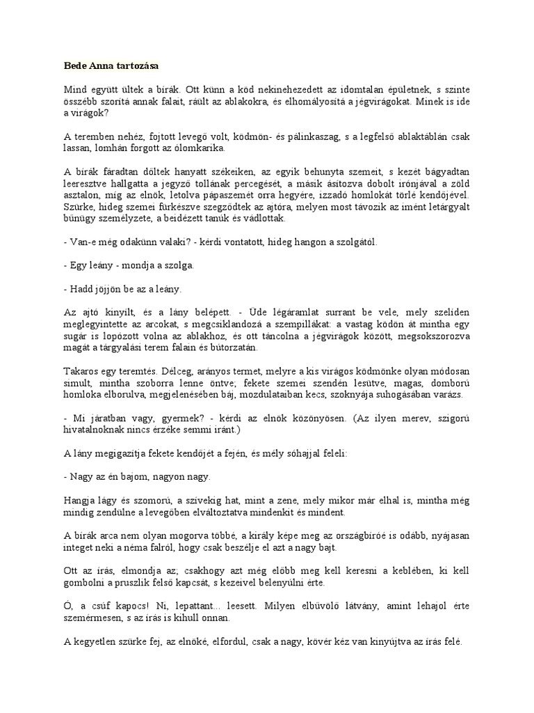 Bede Anna Tartozása | PDF