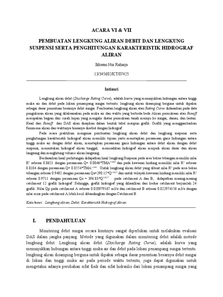 Hidro Acara 6-7 | PDF