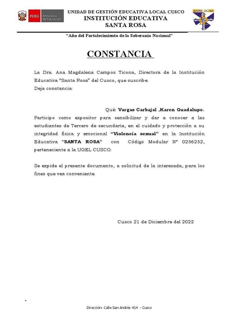 Constancias | Descargar gratis PDF | Enseñando