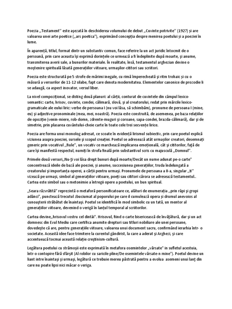 Testament Pdf