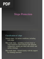 Types of Slope Protection | PDF | Solid Mechanics | Mechanical Engineering