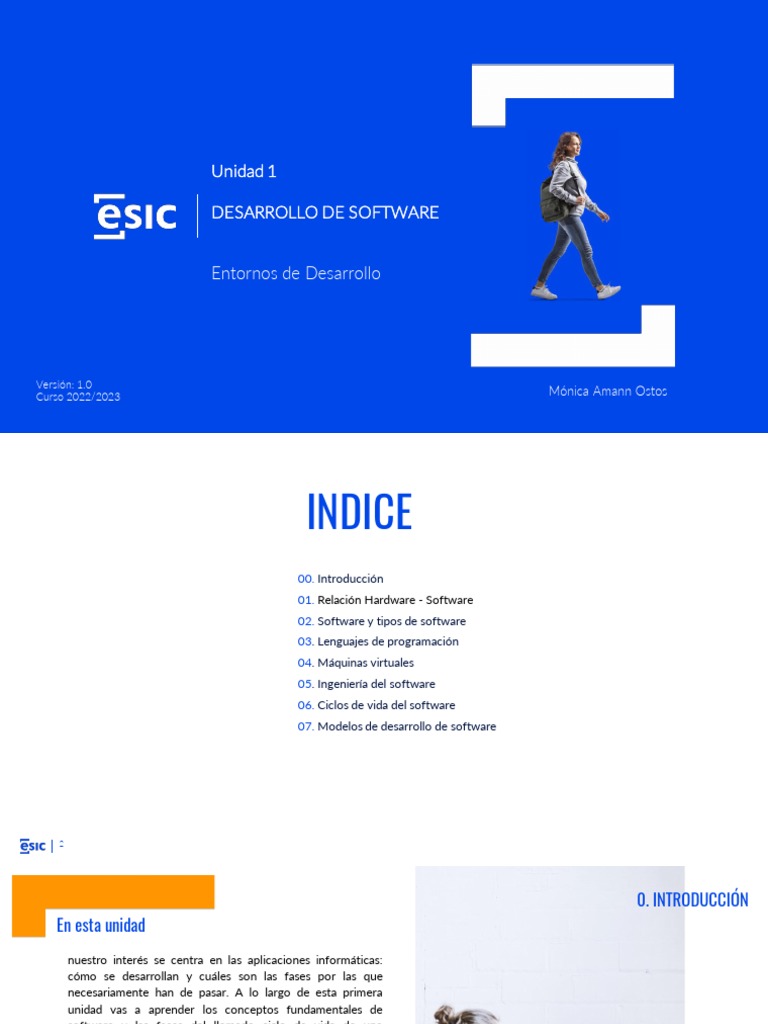 Ed Unidad 1 Desarrollo Del Software Temas Del 1 Al 6 Pdf