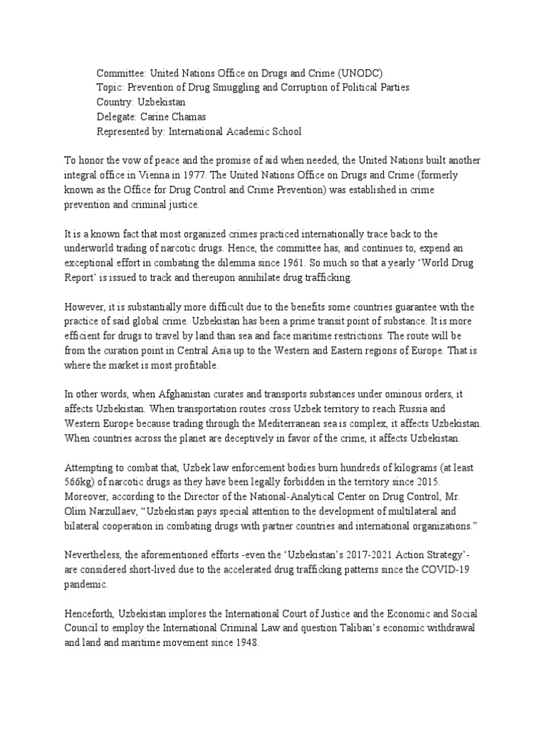 Position Paper 2 | PDF | Illegal Drug Trade | Justice