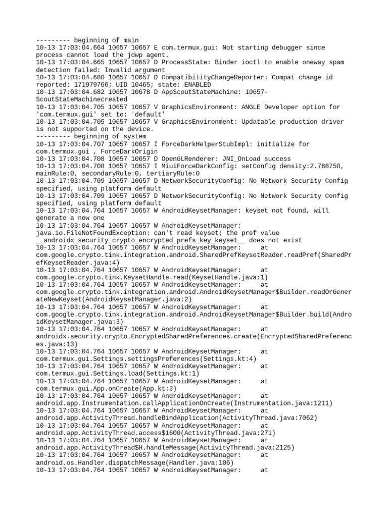 Termux - GUI Logcat | PDF | Software | Microsoft Windows