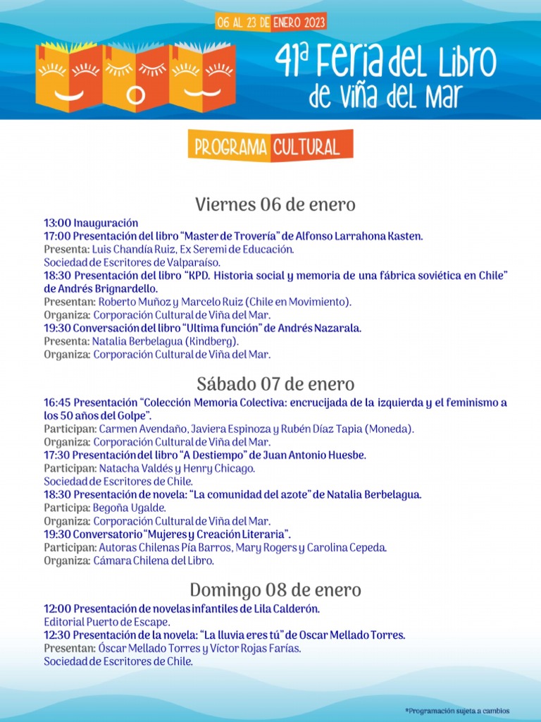 Programa Cultural | PDF