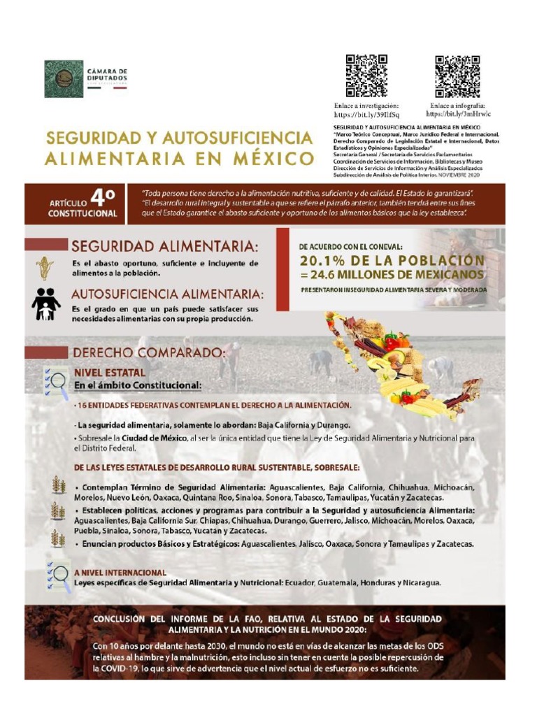 Seguridad y Autosufiiencia Alimentaria en México | PDF | Alimentos | Seguridad alimentaria