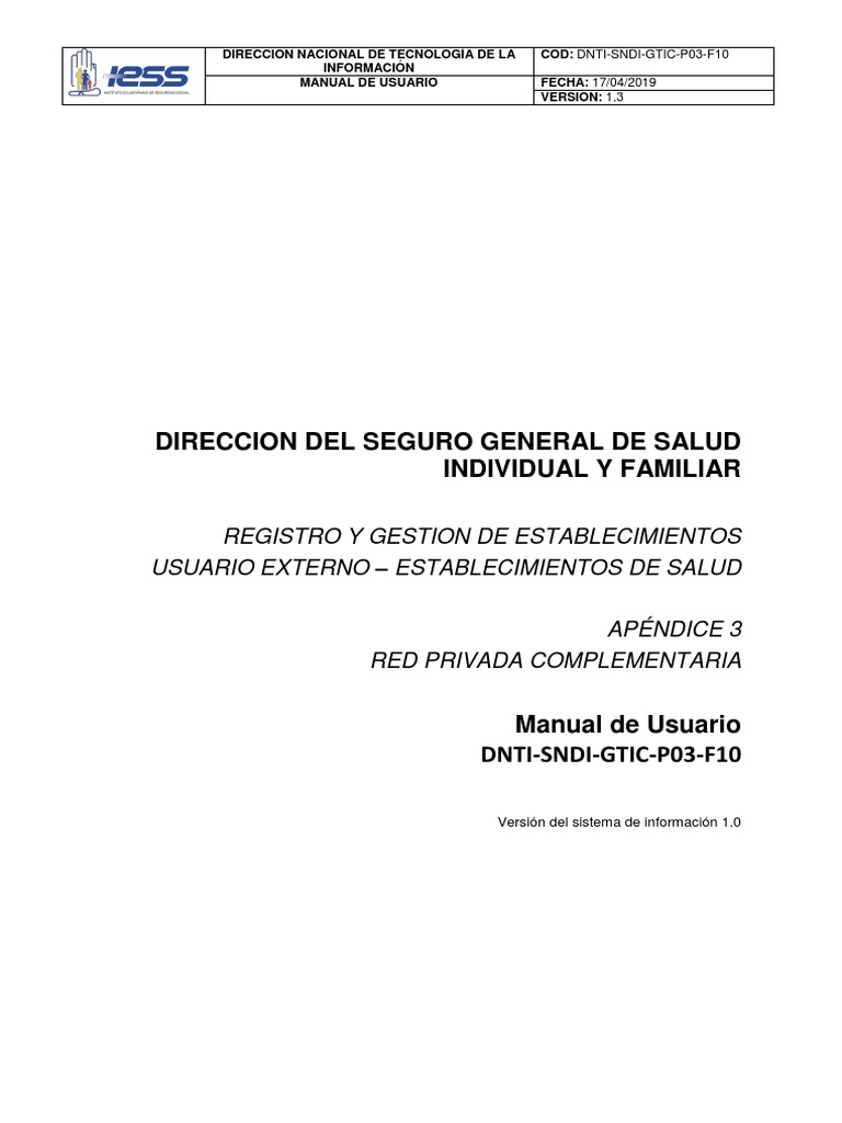 Manual 2 Usuario Registro y Gest. Usuario Externo Establecimientos RPC ...