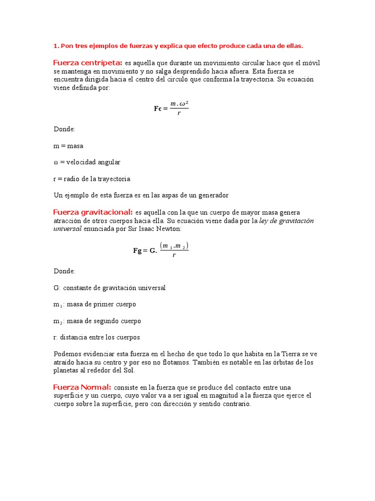 Fisica 2 | PDF | Fuerza | Masa