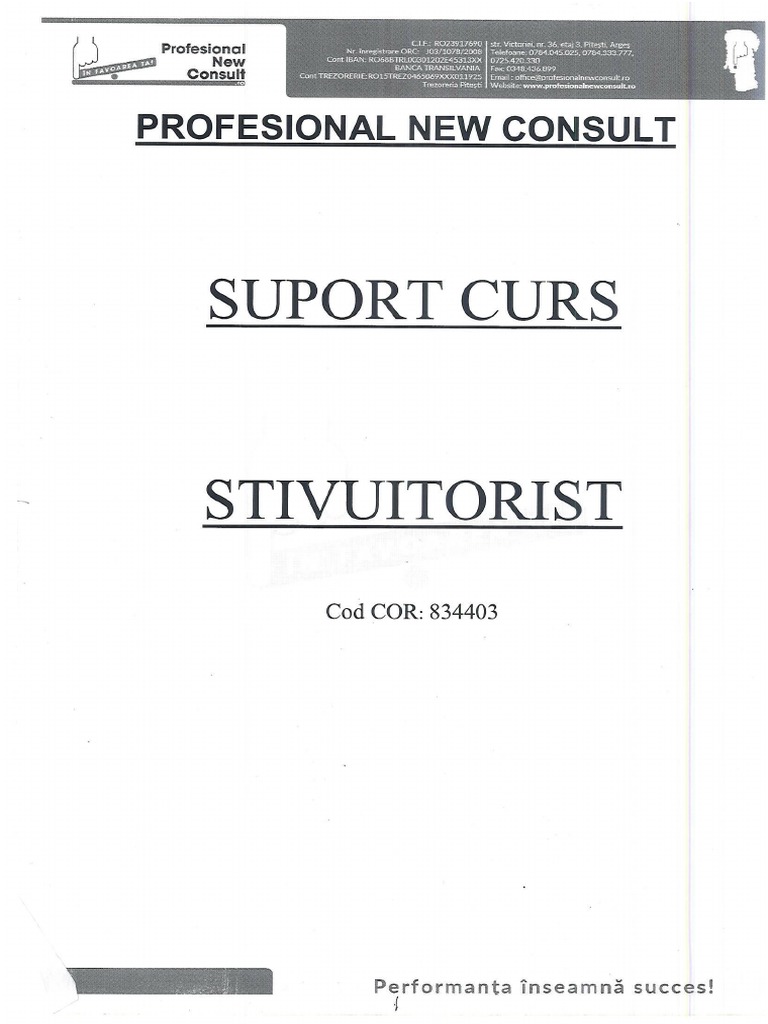 Stivuitorist - Curs | PDF
