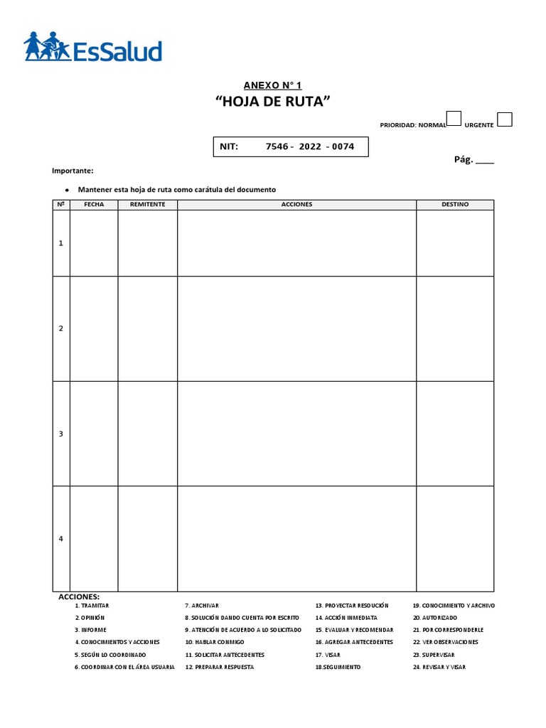 Hoja de Ruta-Anexo | PDF