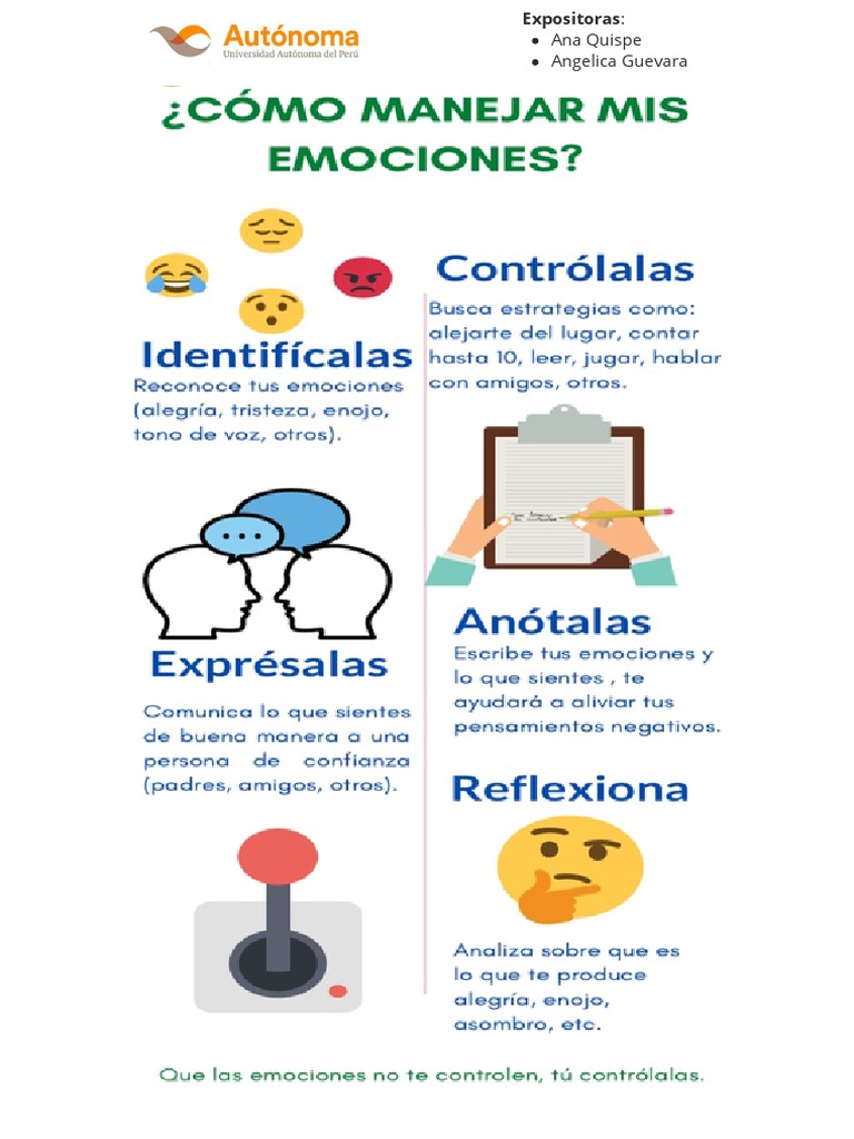 Manejo De Emociones Pdf