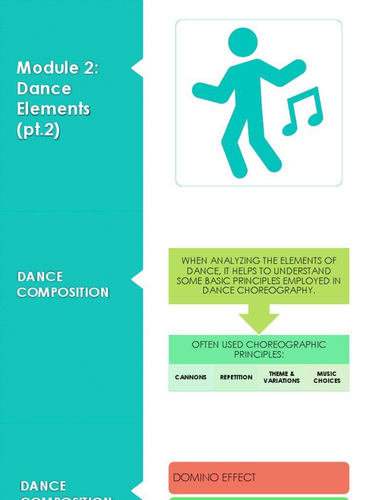 Module 2 - Dance Elements - Pt. 2 | PDF | Dances | Choreography
