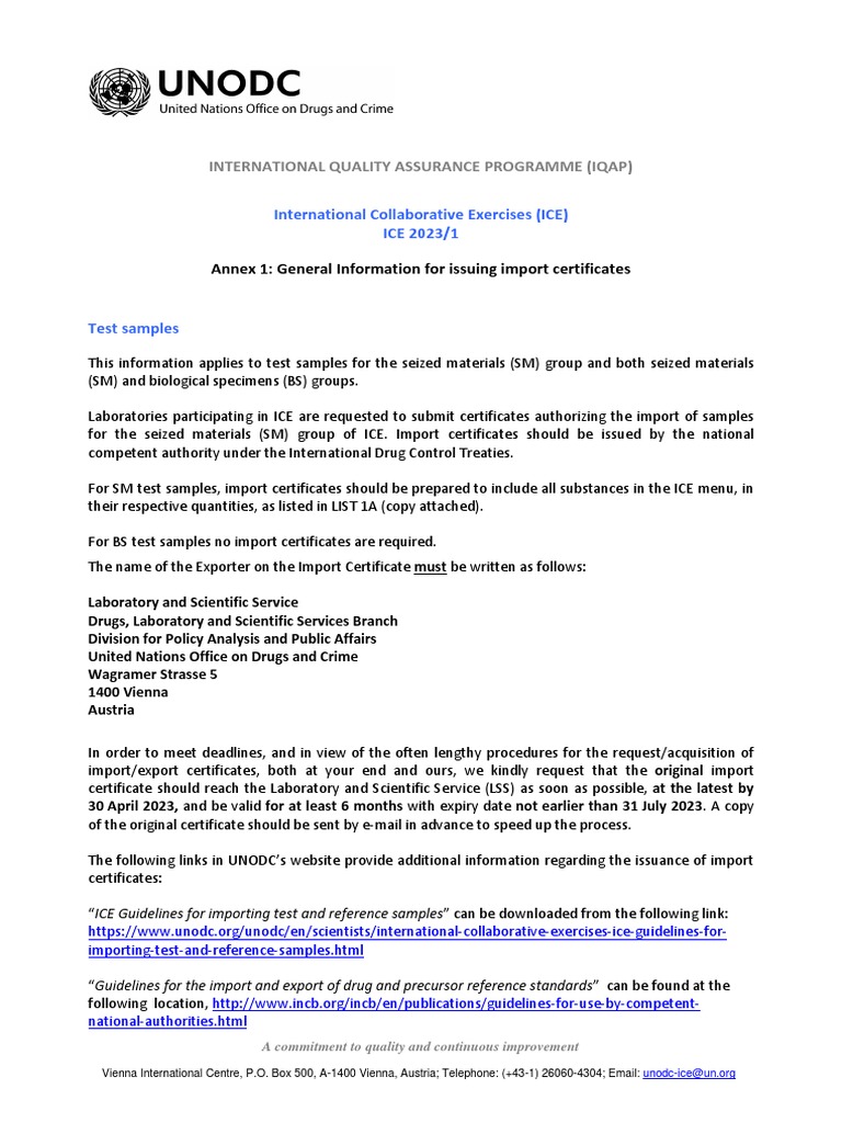 Annex 1 SM and BS With Refs Lists | PDF | Psychoactive Drugs | Drugs ...