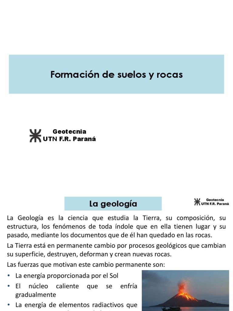 Ciclo de las Rocas y Formación de Suelos | PDF | Roca (geología ...