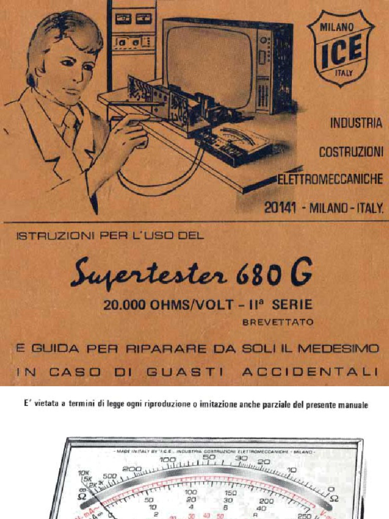 ICE+680G+Multimeter Manual | PDF